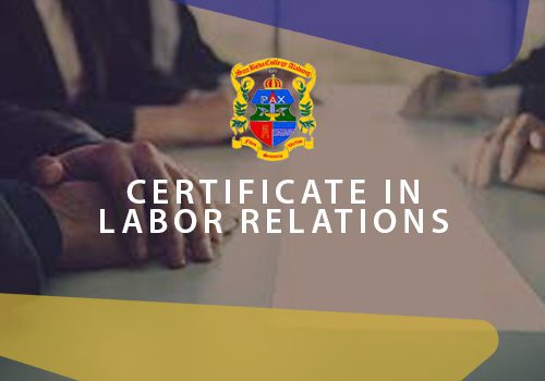 Certificate in Labor Relations - San Beda College Alabang | People ...