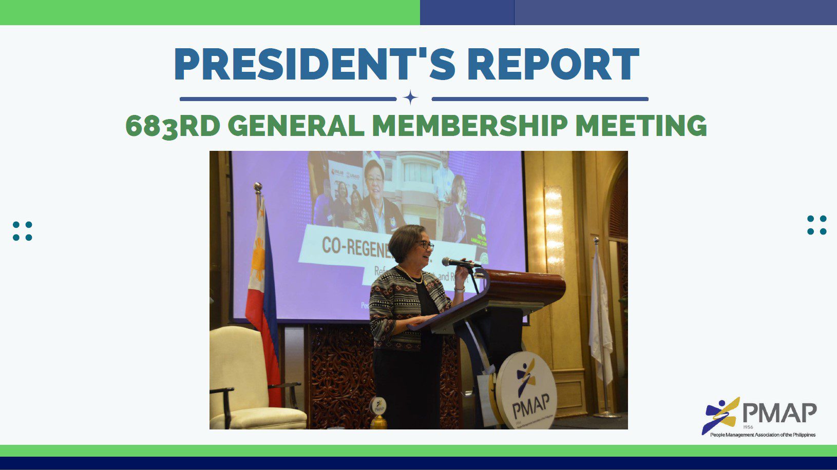 President's Report 683rd General Membership Meeting | People Management ...