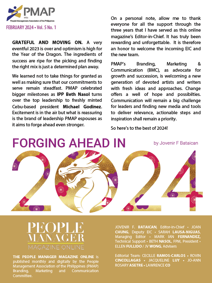 People Manager Magazine Online - FEBRUARY 2024 - Vol. 5 No. 1 | People ...