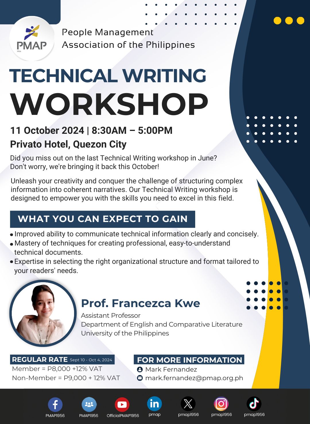 TECHNICAL WRITING WORKSHOP | People Management Association of the Philippines