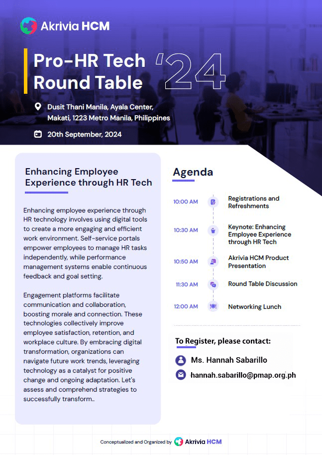 Pro - HR Tech Roundtable 2024 | People Management Association of the ...