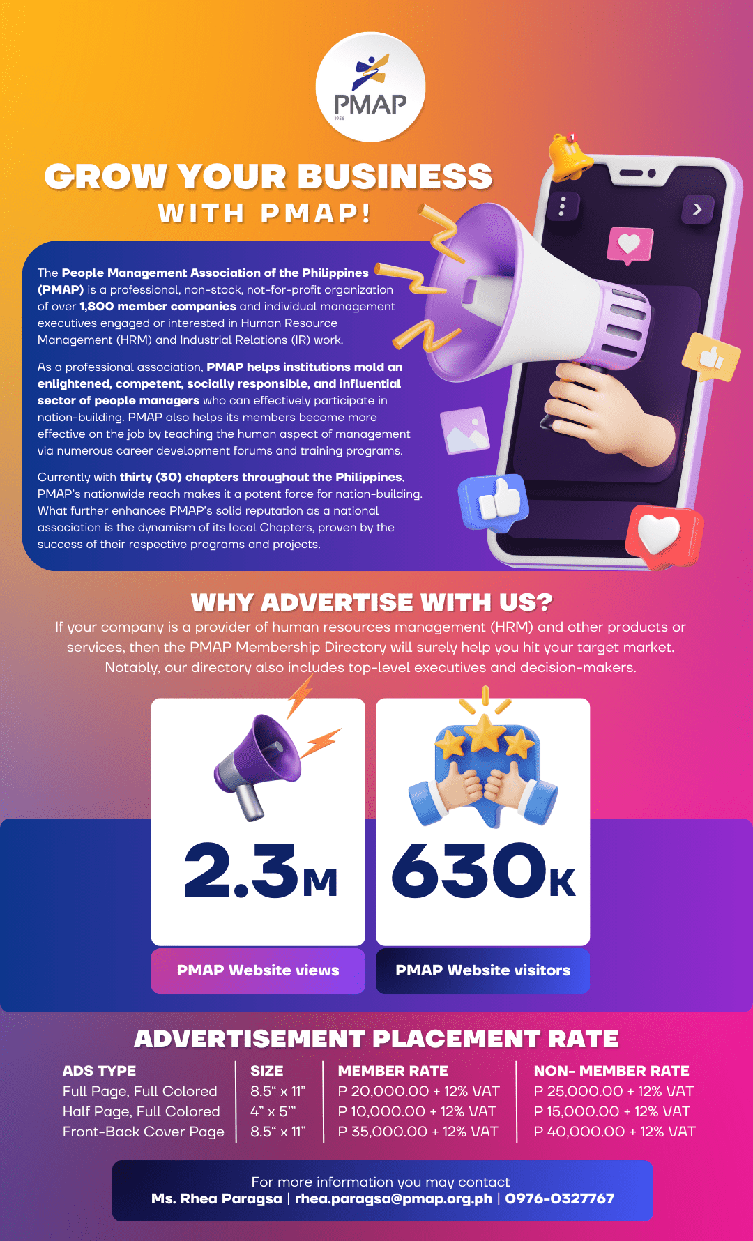 2024 PMAP E-Directory Ads Placement | People Management Association of ...