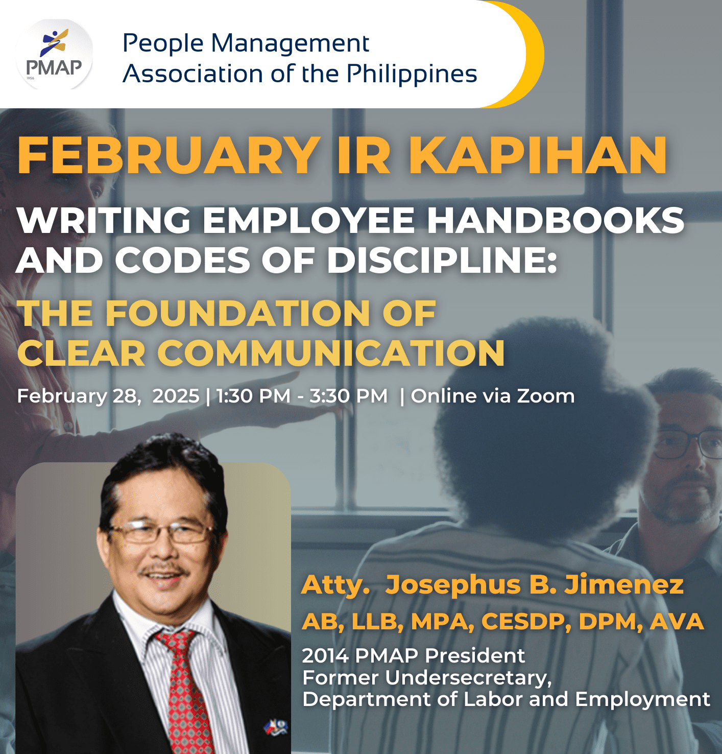 February IR Kapihan: Writing Employee Handbooks and Codes of Discipline ...